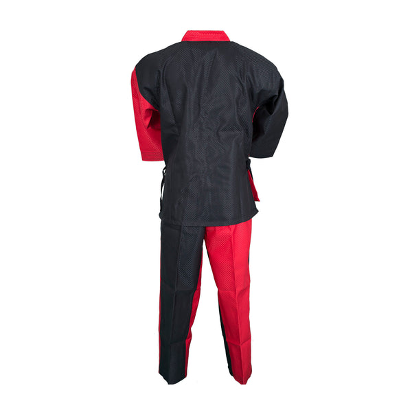 BMA Dri-Fit Fabric Black/Red Open Uniform - Best Martial Arts / MOOTO USA