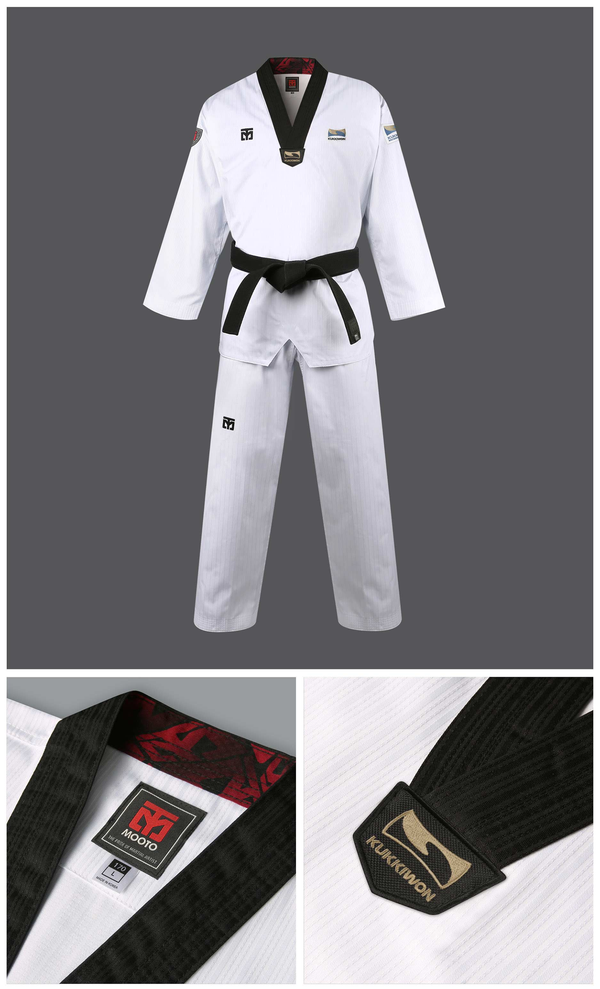 MOOTO Basic 4.5 Kukkiwon White Uniform (WV,BV) - Best Martial Arts ...